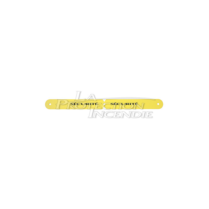 Bandeau jaune ISOGARD
