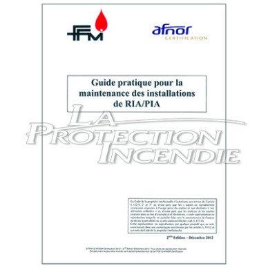 RIA and PIA maintenance guide - 2012 edition