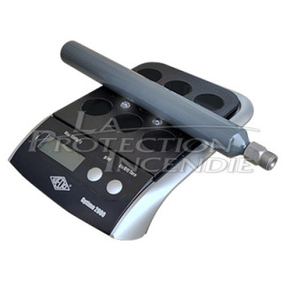 Adhesive wedge for scale